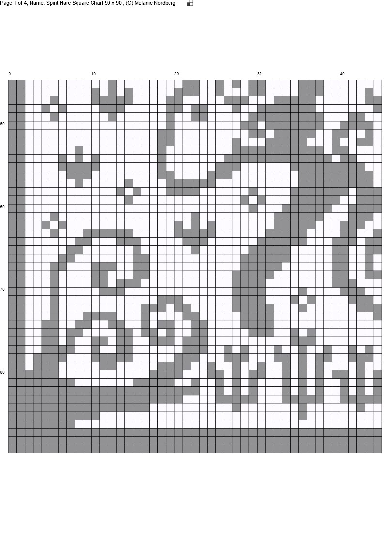 WitchWolfWeb Creations: Spirit Hare Charts