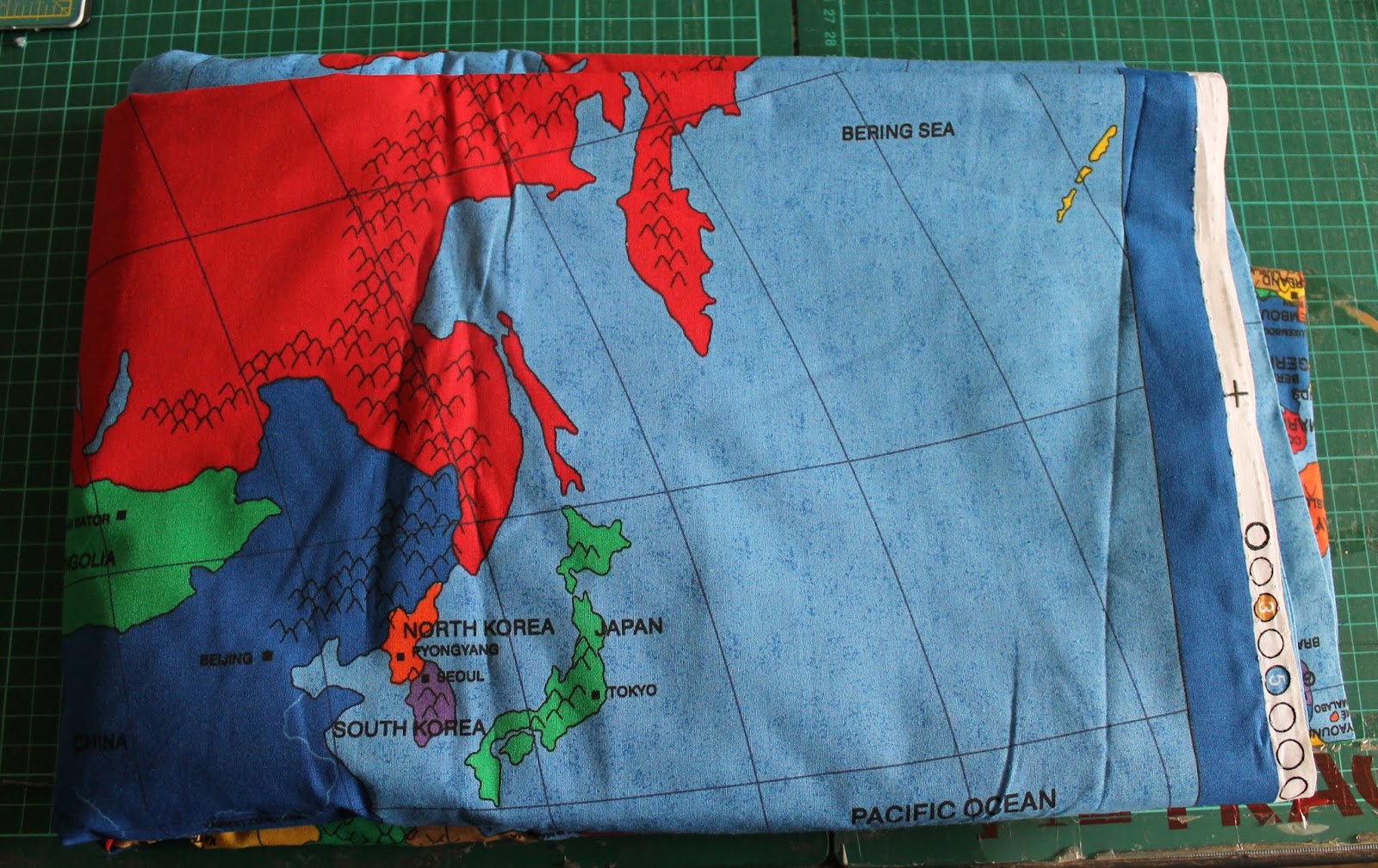 I Purr-Furr to Craft: World Maps Quilting Panels