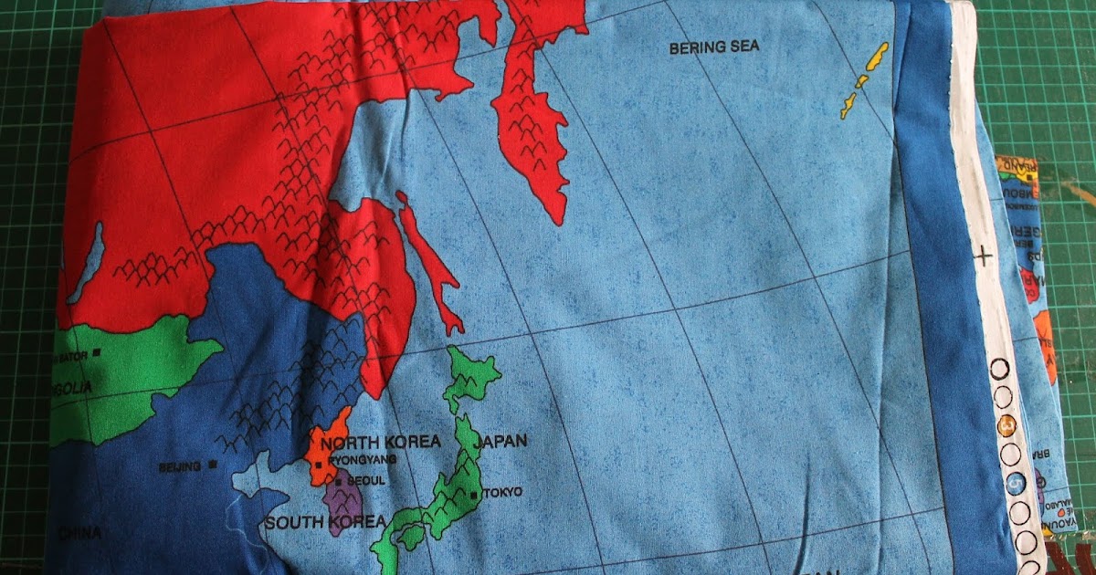 I Purr-Furr to Craft: World Maps Quilting Panels