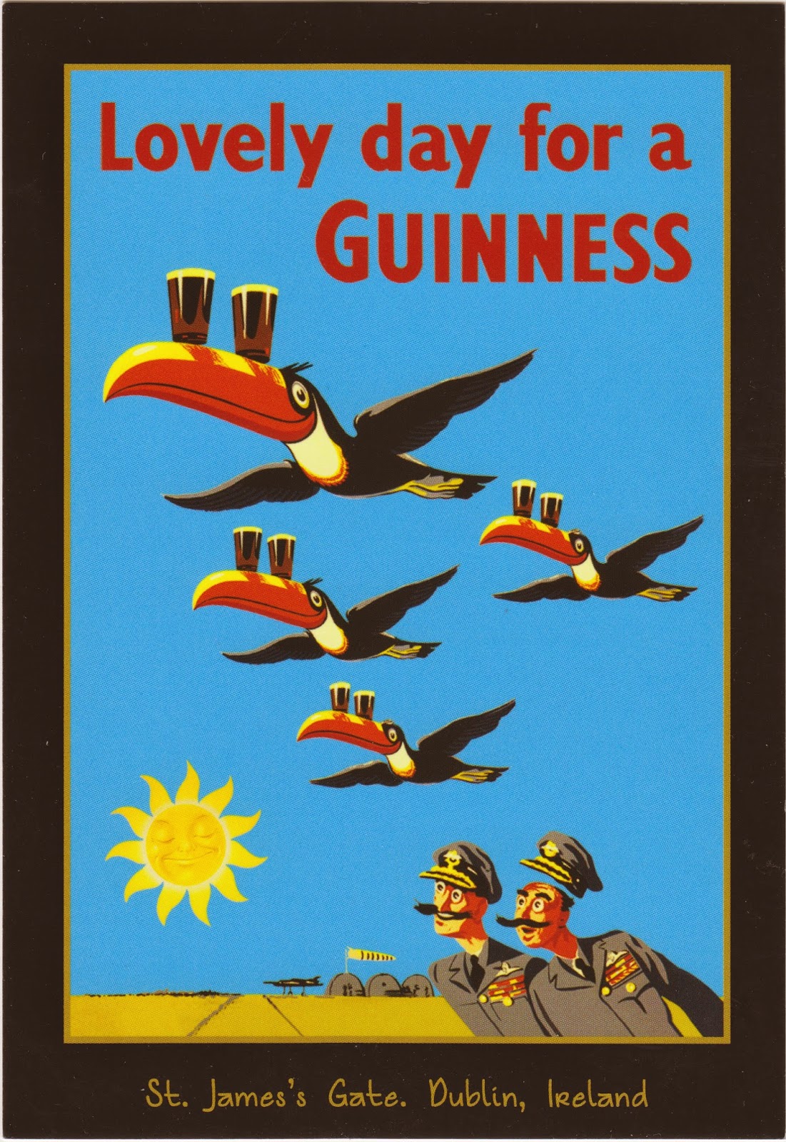 One Postcard a Day: Lovely Day For A Guinness