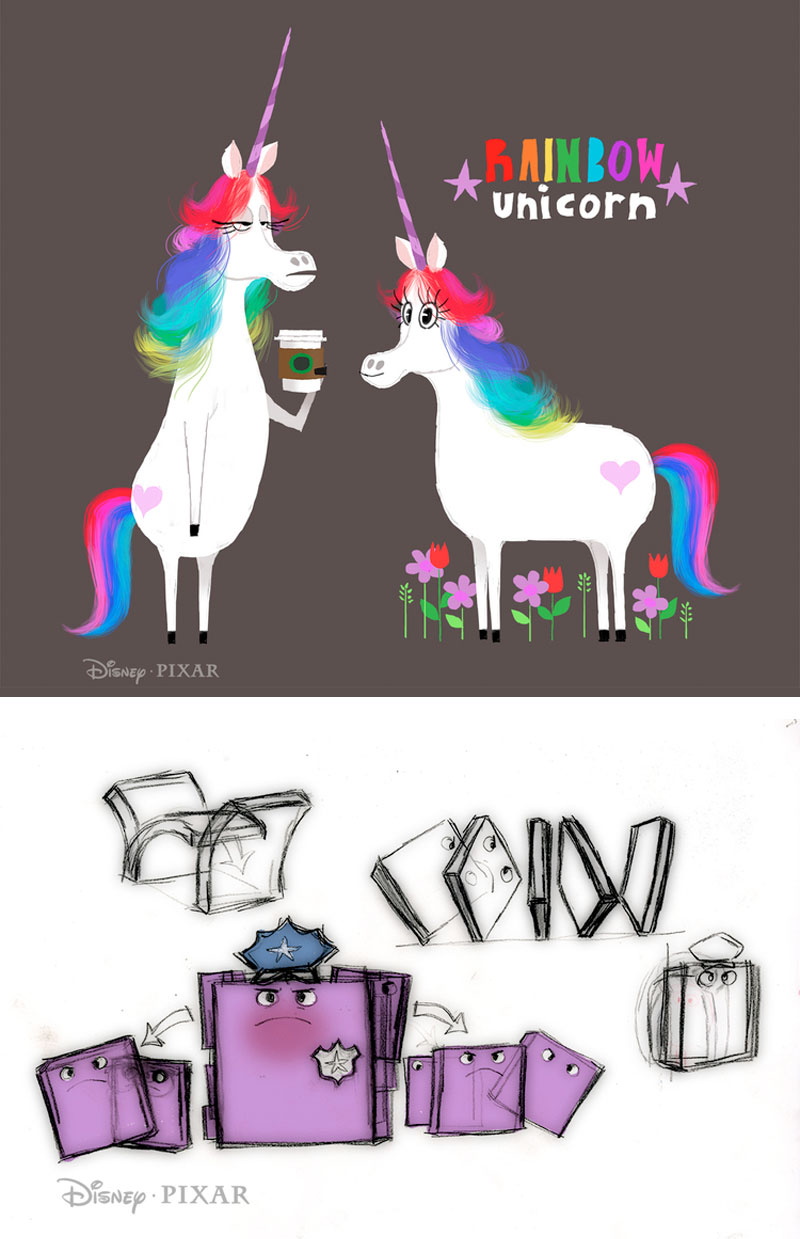 Cartoon Concept Design: Inside Out Concept Art Disney Pixar Part 1