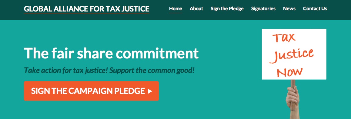 Tax Justice Network: Global Alliance for Tax Justice - new website