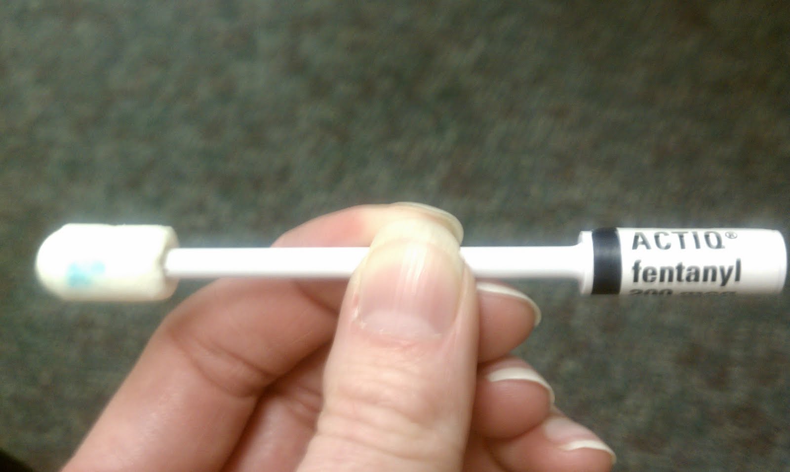 M is for Myeloma: Opiates on a stick.