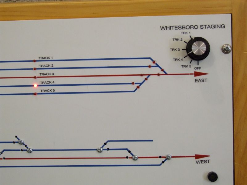 Texas & Pacific - Bonham Division in N Scale: Control Panel - Front ...