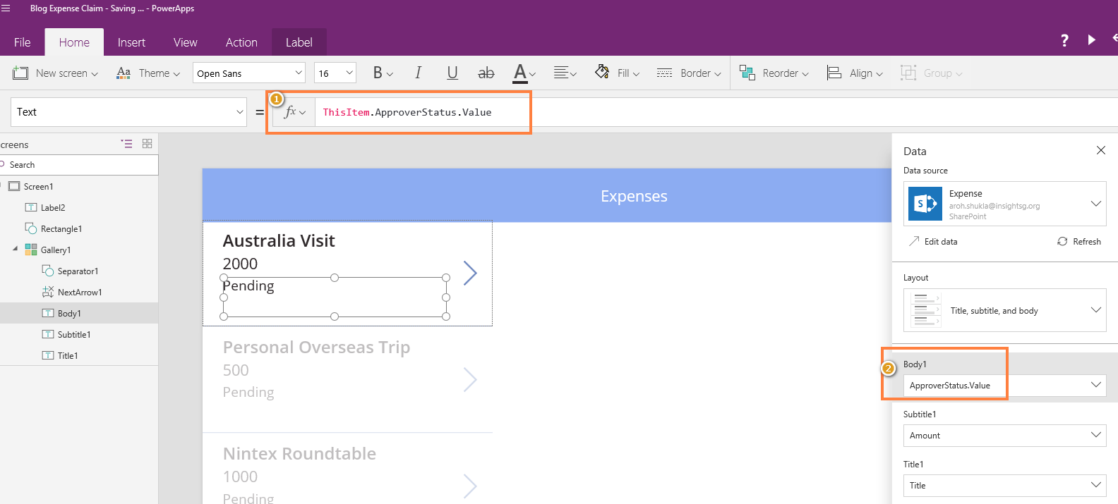 Aroh's Microsoft 365 Musings: How to: Create an Expense claim end-to ...