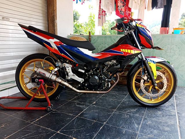 54 Foto Modifikasi Honda Sonic 150R Simple Elegan Terbaru