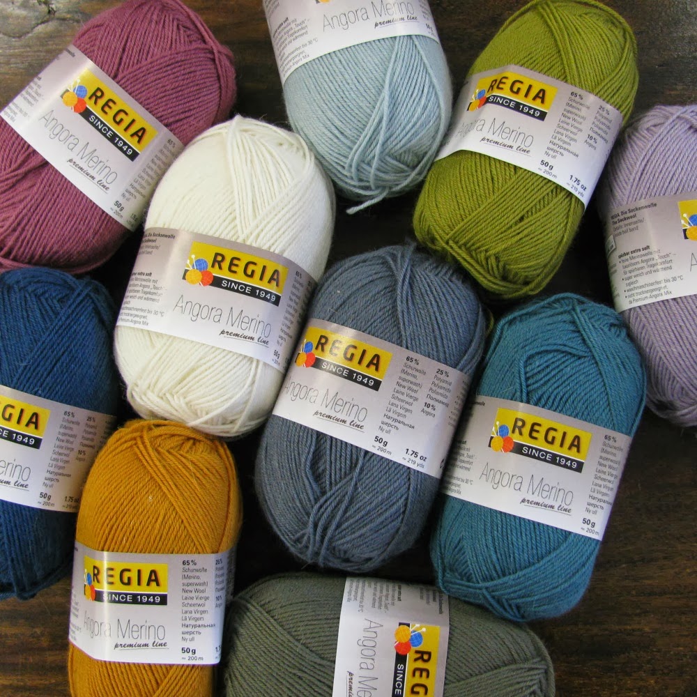 The Woolly Brew: Regia Angora Merino... not just for socks