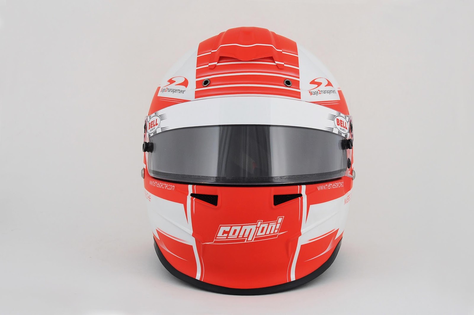 Racing Helmets Garage: Bell HP3 M.Beche 2012 by Com'On Racing painted ...