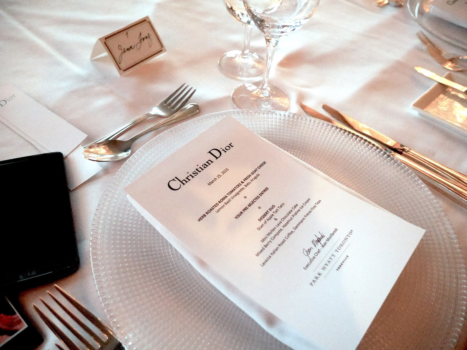 Dave Lackie's Dior VIP Dinner Recap |A Beautiful Zen
