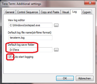 展翅高飛吧! : save tera term log
