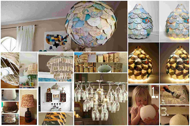Diy Hanging Lamps - craft ideas for every style - Diy Fun World