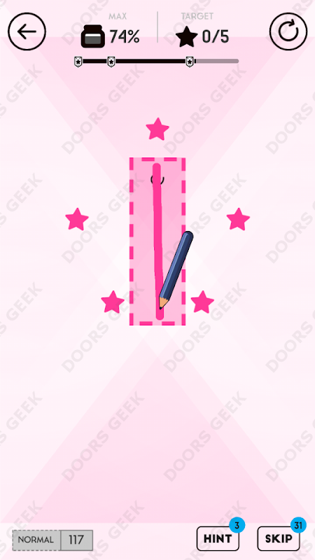 Draw Here Level 117 ~ Doors Geek