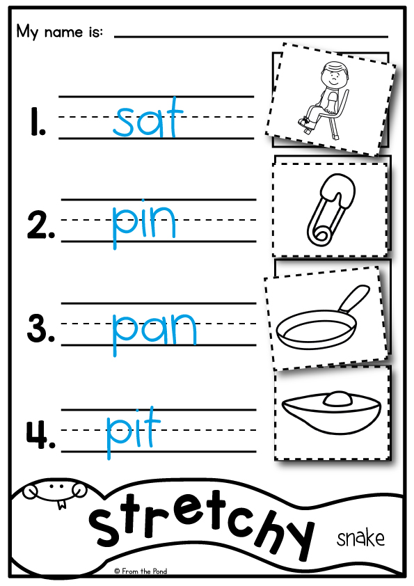 Stretchy Snake Sounding Out | From the Pond