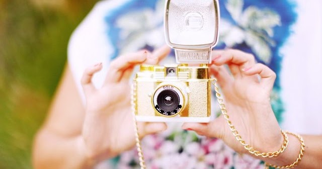 Tía Witty: Diana F mini gold Camera