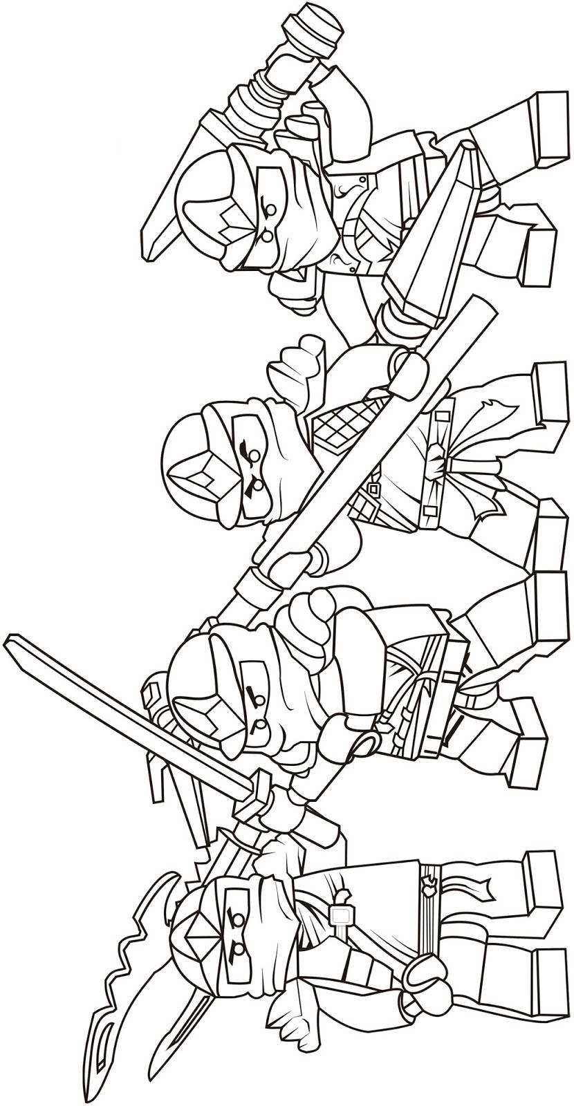 Lego Ninjago | Disegni da Colorare