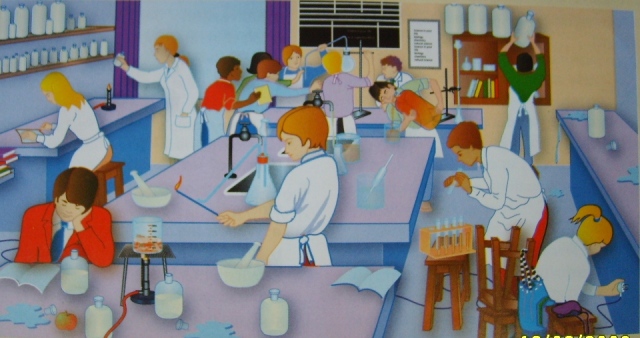 hazards in a science lab