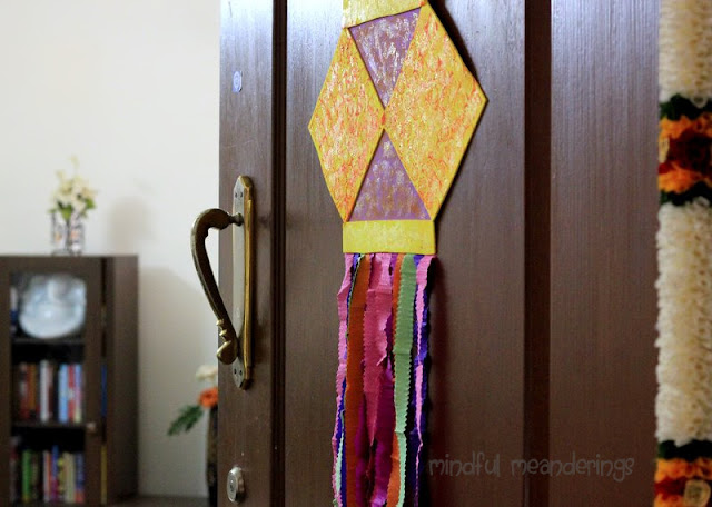 The kandil at the door - Artsy Craftsy Mom