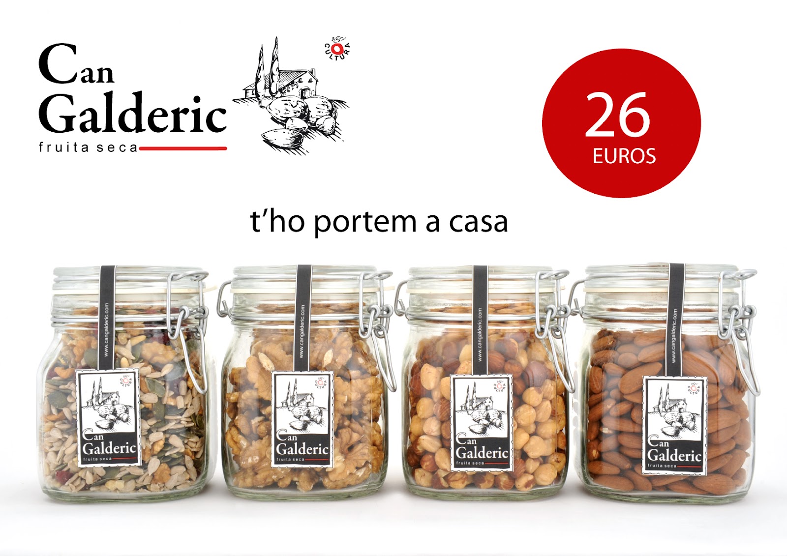 Can Galderic Fruita Seca: La fruita seca a casa