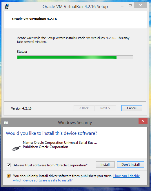 Cara Install Oracle VM VirtualBox