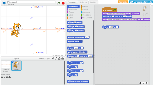 Cultura y Práctica Digital (Profesor): SCRATCH: PRÁCTICAS