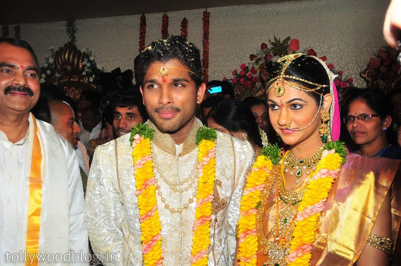 Allu Arjun Marriage Stills Bunny Wedding Pics Photos