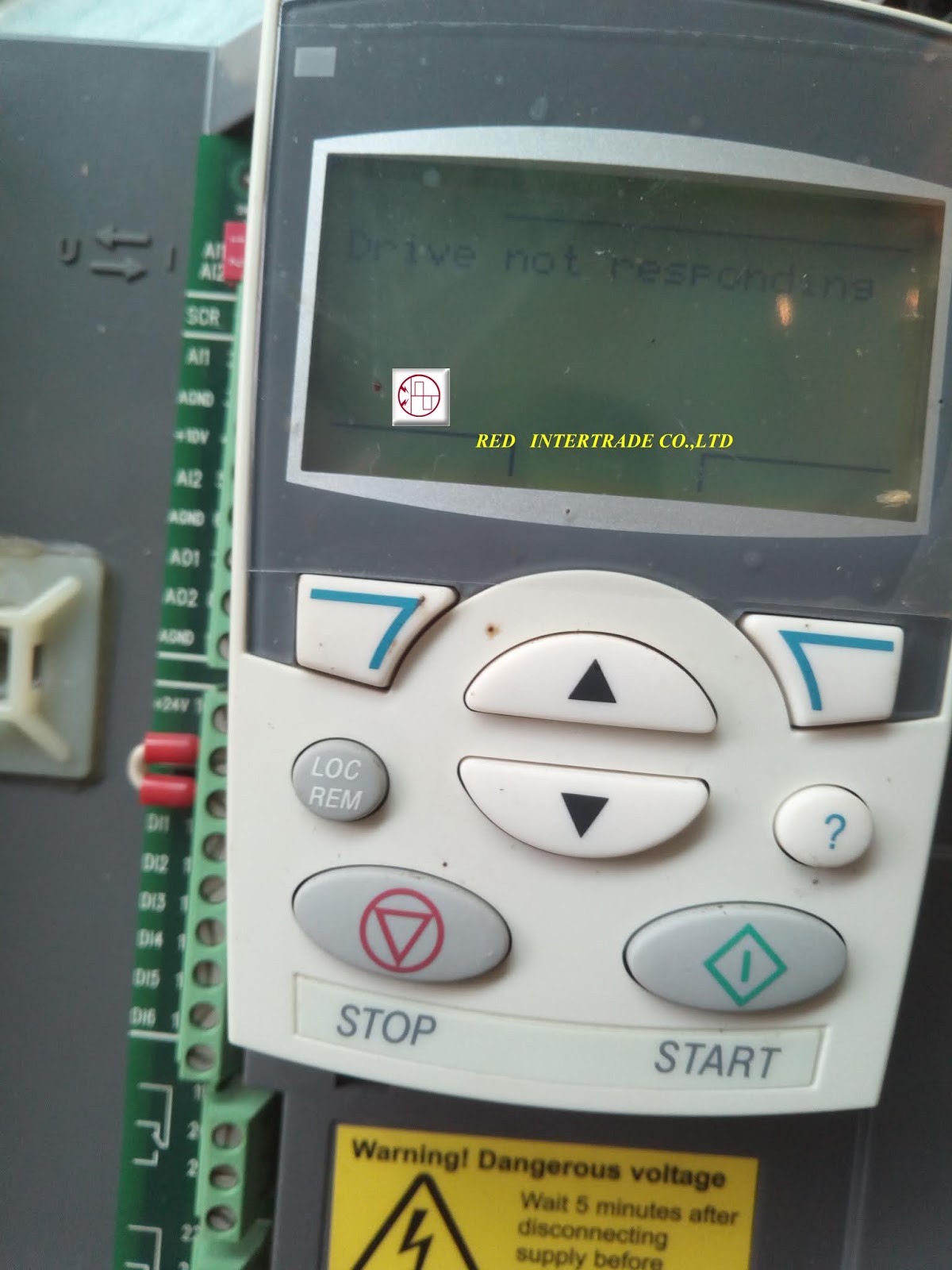 ACS550 ,ซ่อมINVERTER, Drive not responding ซ่อมอินเวอร์เตอร์,ABB,รับ ...