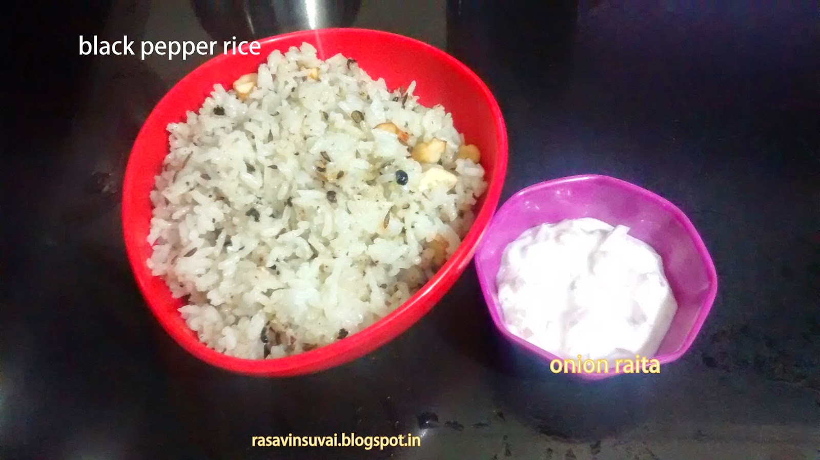 Raji Ramakrishnan : BLACK PEPPER RICE