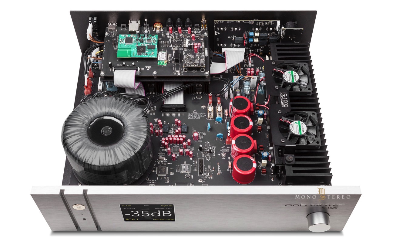 GOLD NOTE IS-1000 INTEGRATED AMPLIFIER CLOSE-UP – M & S | Ultimate High ...