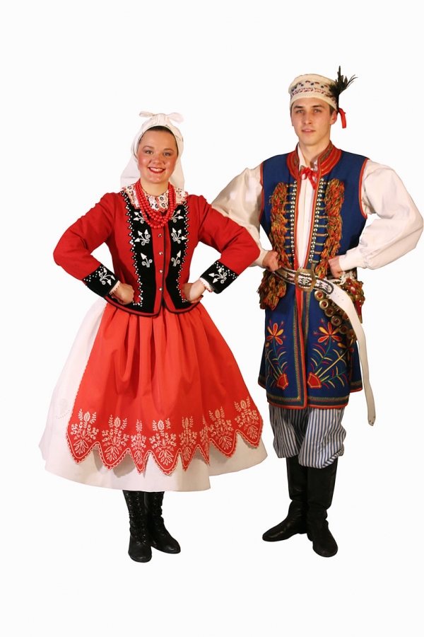POLSKA WIRTUALNA: Krakowski strój ludowy.