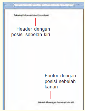 Tips dan cara membuat header dan footer pada microsoft word | komputer ...