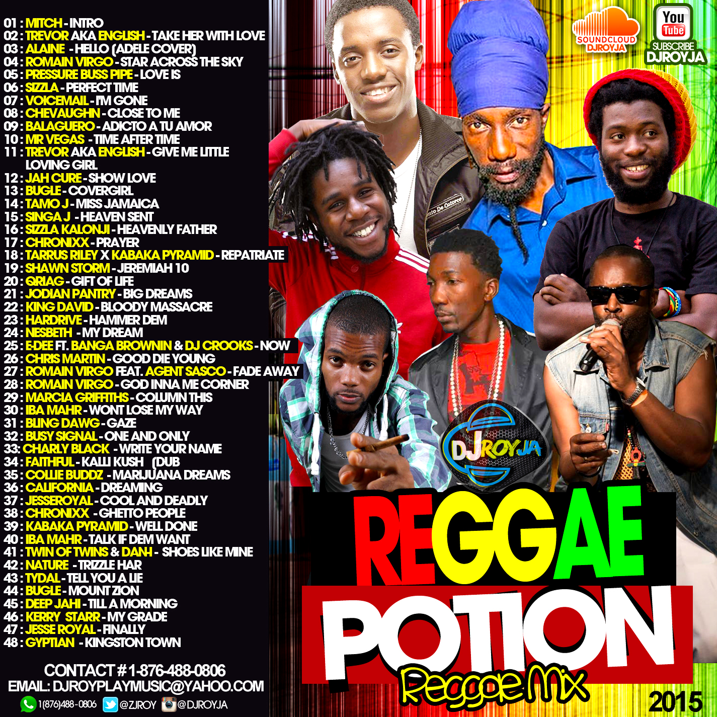DJ ROY - REGGAE POTION REGGAE MIX | REGGAETAPESHOP