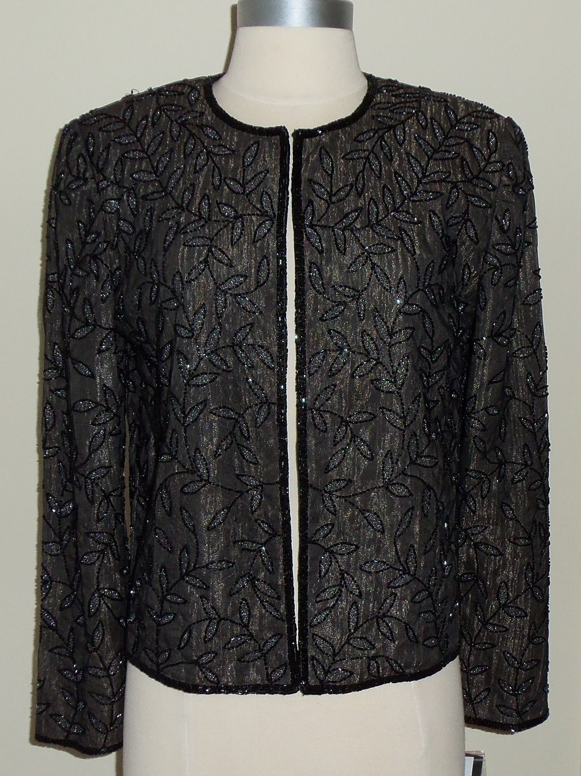 Thrifty Chic Shop: Silk Beaded Jacket and Vest