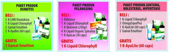 Distributor K-Link,Herbal K-Link Indonesia: Paket Produk