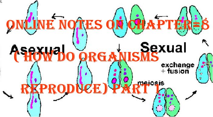 Online Notes on Chapter=8 ( How do Organisms Reproduce) Part 1 ...