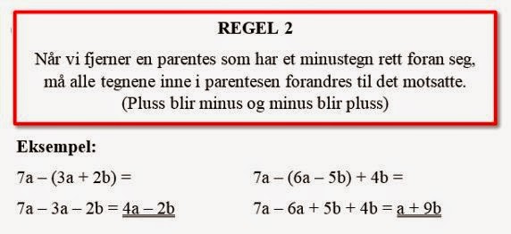 Matematikkens Verden: Å løse opp parenteser