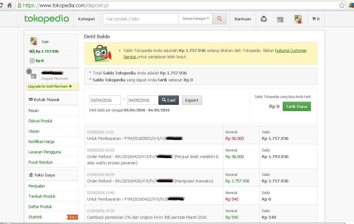 Seputar Hari-hari: Review dana di Tokopedia