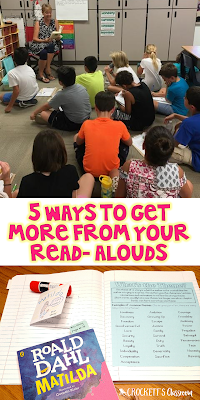 5 Ways to Get More from your Read Aloud Time - Crockett's Classroom