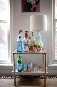 Cotton Candy: Fancy Bar Cart