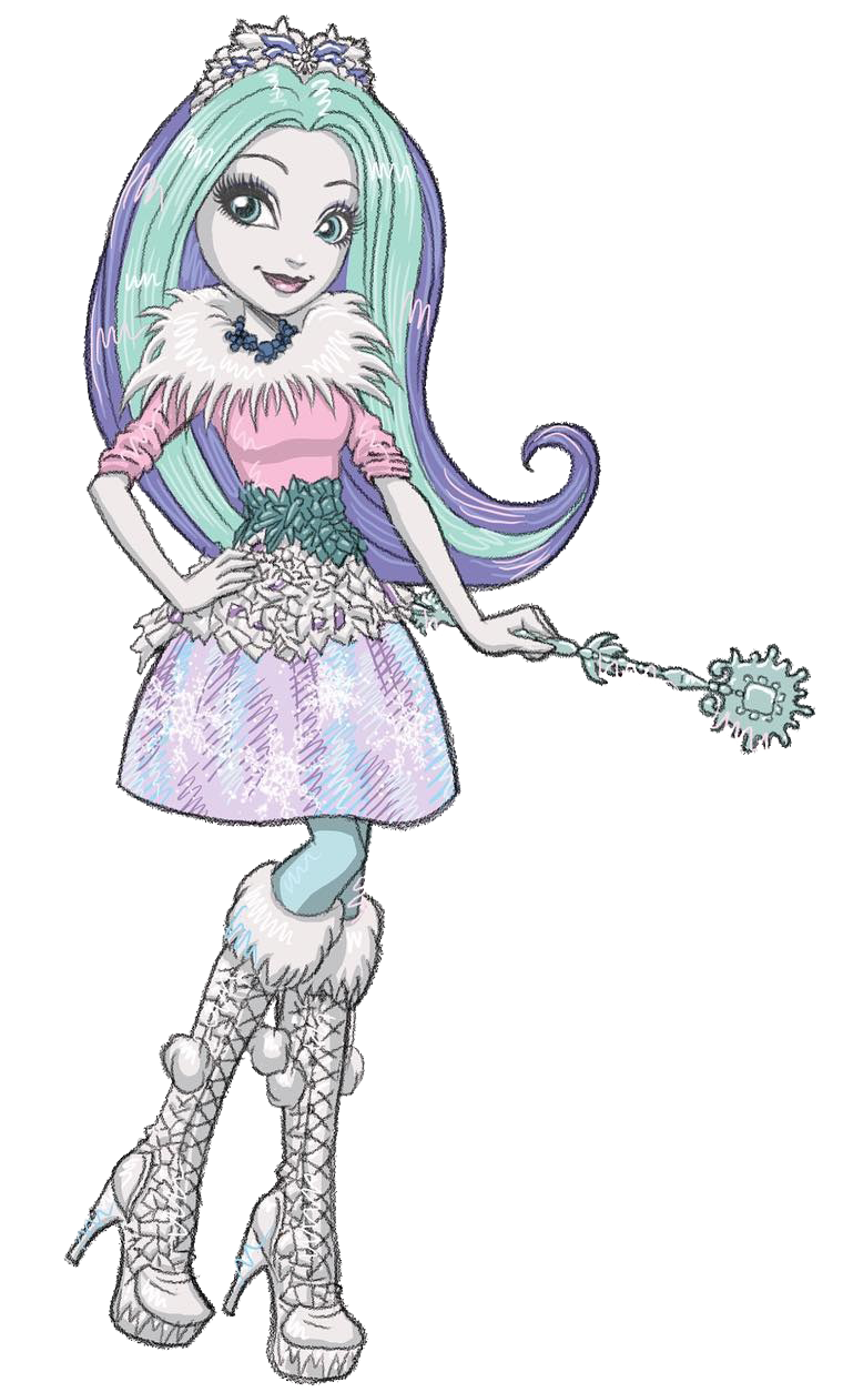 Ever After High-Pretty: Artwork de Crystal Winter