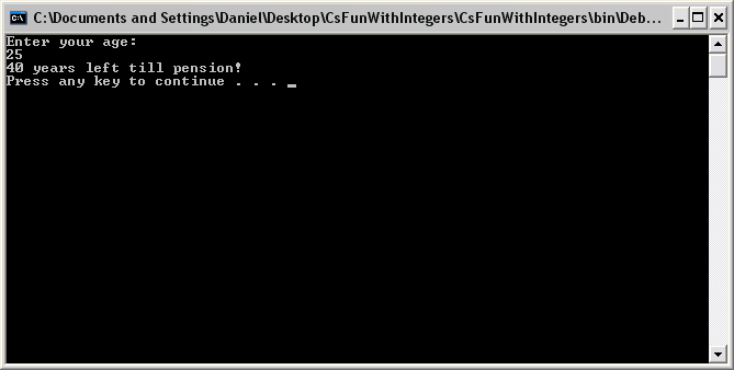 Programmer's Ranch: C# Basics: Fun with Integers Programmer's Ranch: C# Basics: Fun with Integers