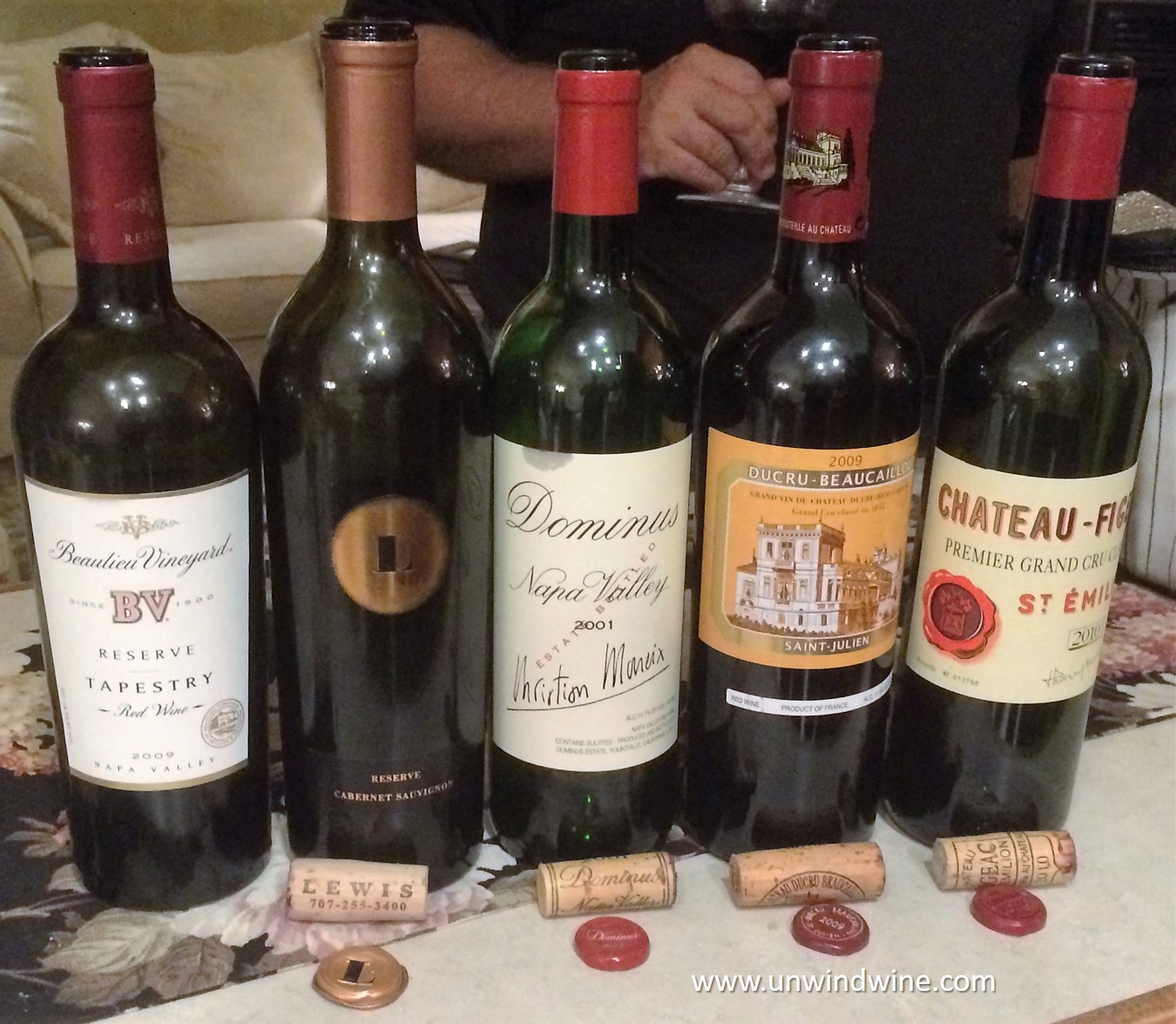 UnwindWine: Super Second Bordeaux vs. Napa's Finest Bordeaux Blends