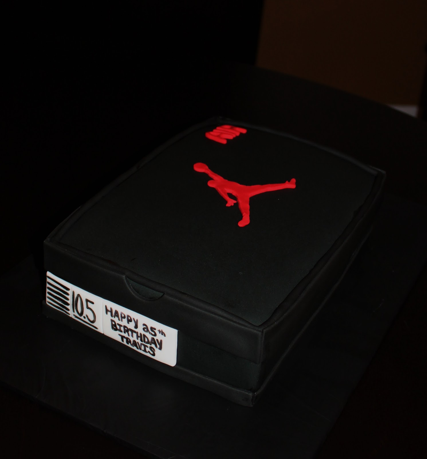 Creative Cakes by Lynn: Air Jordan Sneaker Box Cake