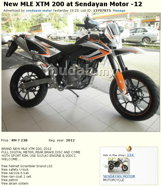 Scrambler Mle Xtm 200cc | Reviewmotors.co