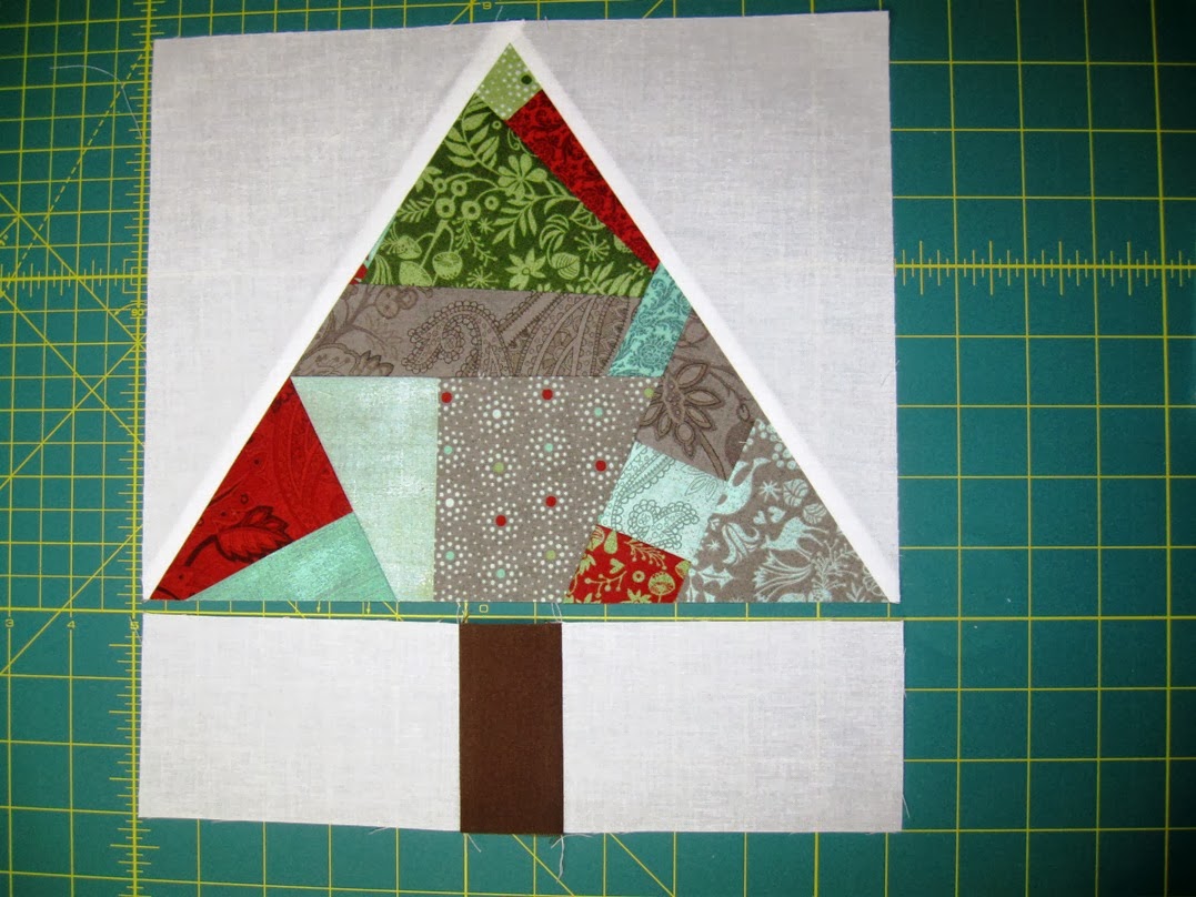 Happy Quilting: Paper Pieced Improv Trees & O Christmas Trees Tutorials