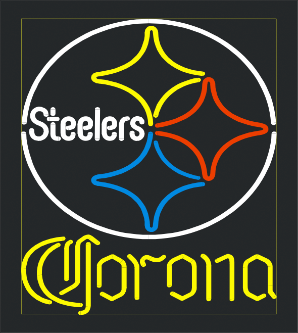 Wiki Neon Sign Blog: NFL PITTSBURGH STEELERS CORONA BEER BAR CLUB NEON ...