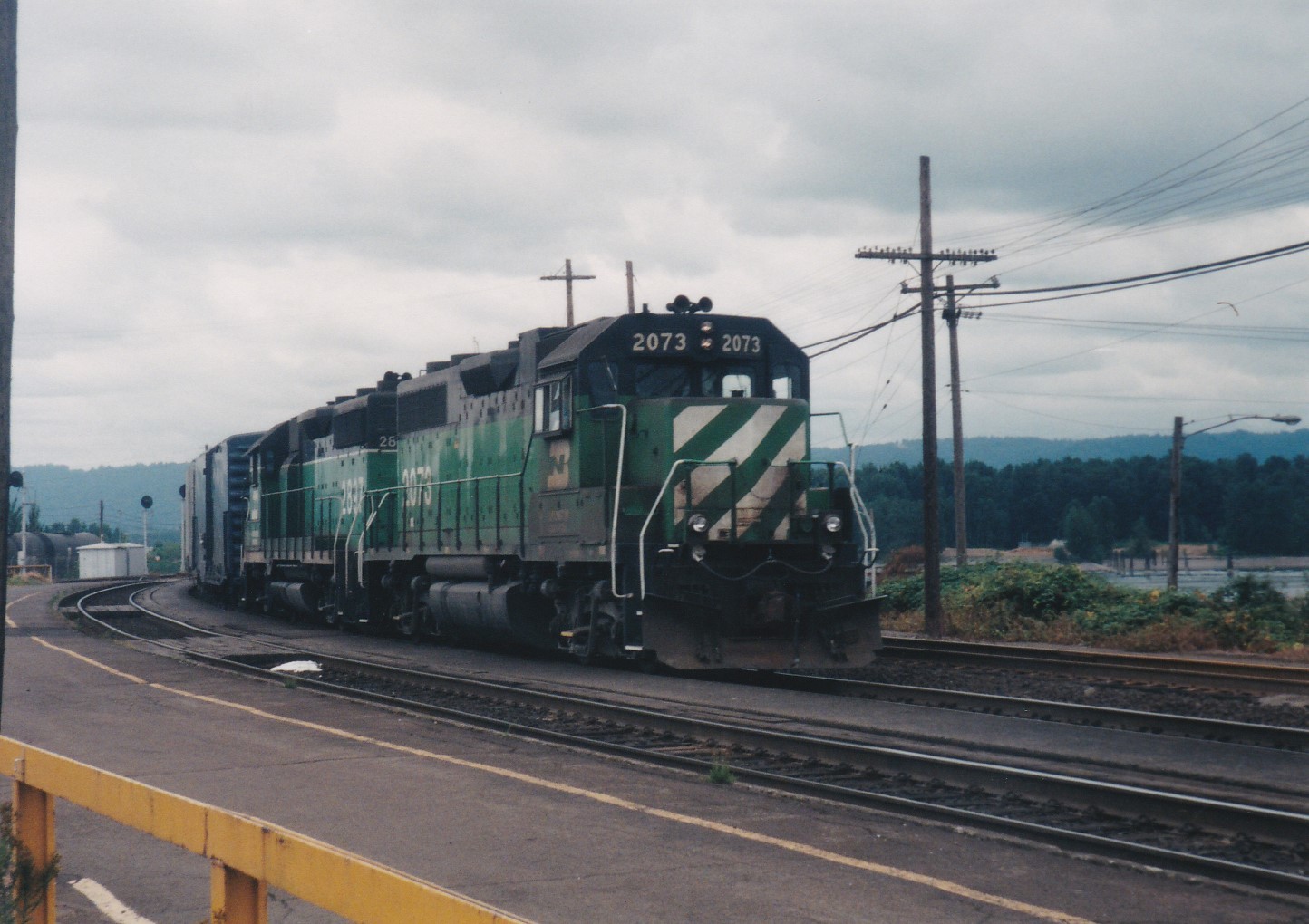 TrainPages: Railfanning in Vancouver, Washington, in Summer 1998