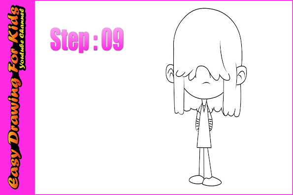 How to Draw Lucy Loud from The Loud House | Drawing Course for Beginners