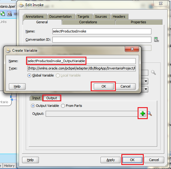 Ejemplos en BPEL Parte 2. DB Adapter