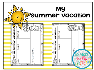 1st Grade Hip Hip Hooray!: How I Spent My Summer Vacation...FREE!