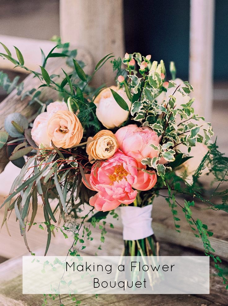 Making your own rustic Flower Bouquet | Glamour Coastal Living